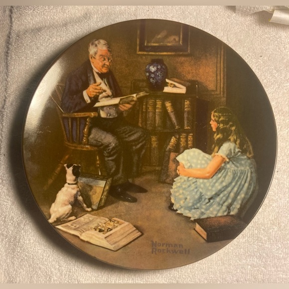 Norman Rockwell | Accents | Vintage Norman Rockwell The Storyteller ...